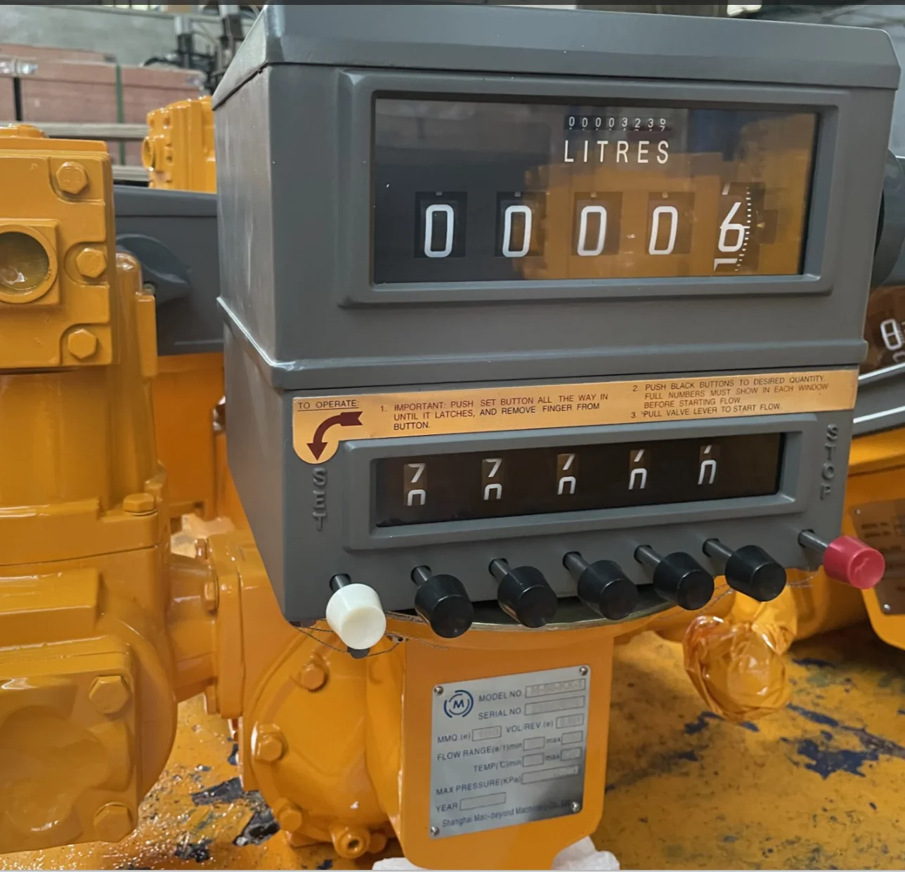 Fuel Station Diesel Flow Meter Counter M5 M7 M10 M15 - Buy Flow Meter ...