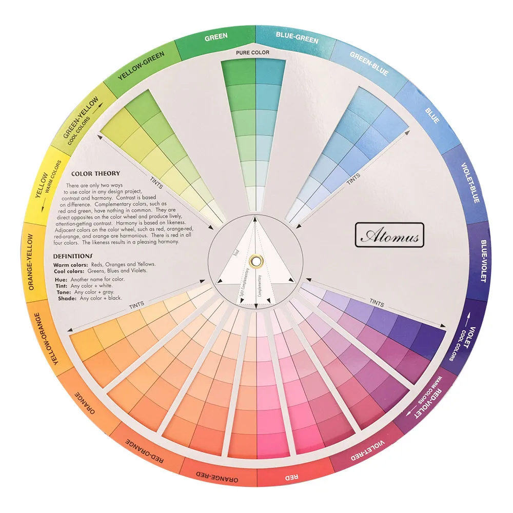 Pantone International Standard Color Chart Gradient Color Wheel Tattoo ...