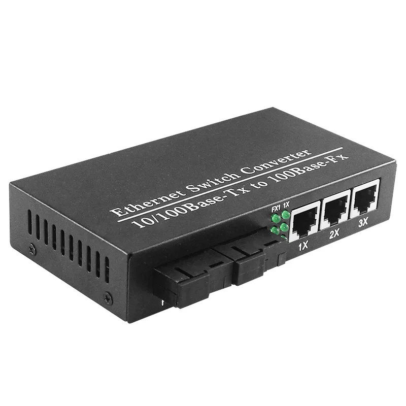 Fiber Optic Converter Fiber Optic A/b Switch Board 5 Port 100mbps Sc ...