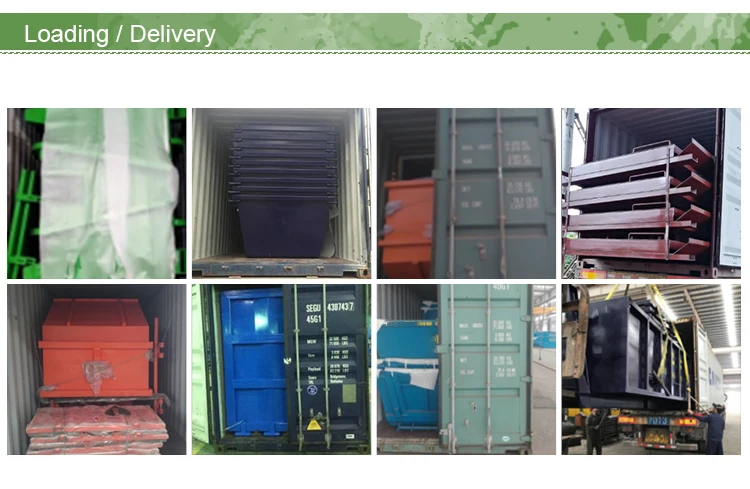 Self Tippers Bins Tipping Skips Waste Treatment Forklift Tipping ...