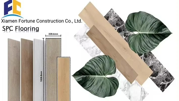 Vinyl Floor Plank Tiles Interlock Spc Flooring Click Sheet For Indoor ...