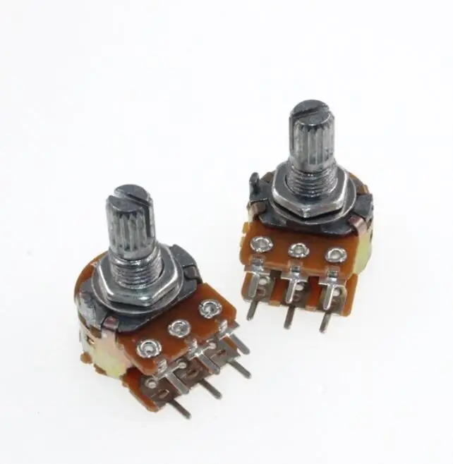 6 Pin Potentiometer Volume Control B50k A10k A103 50k 100k Rotary ...