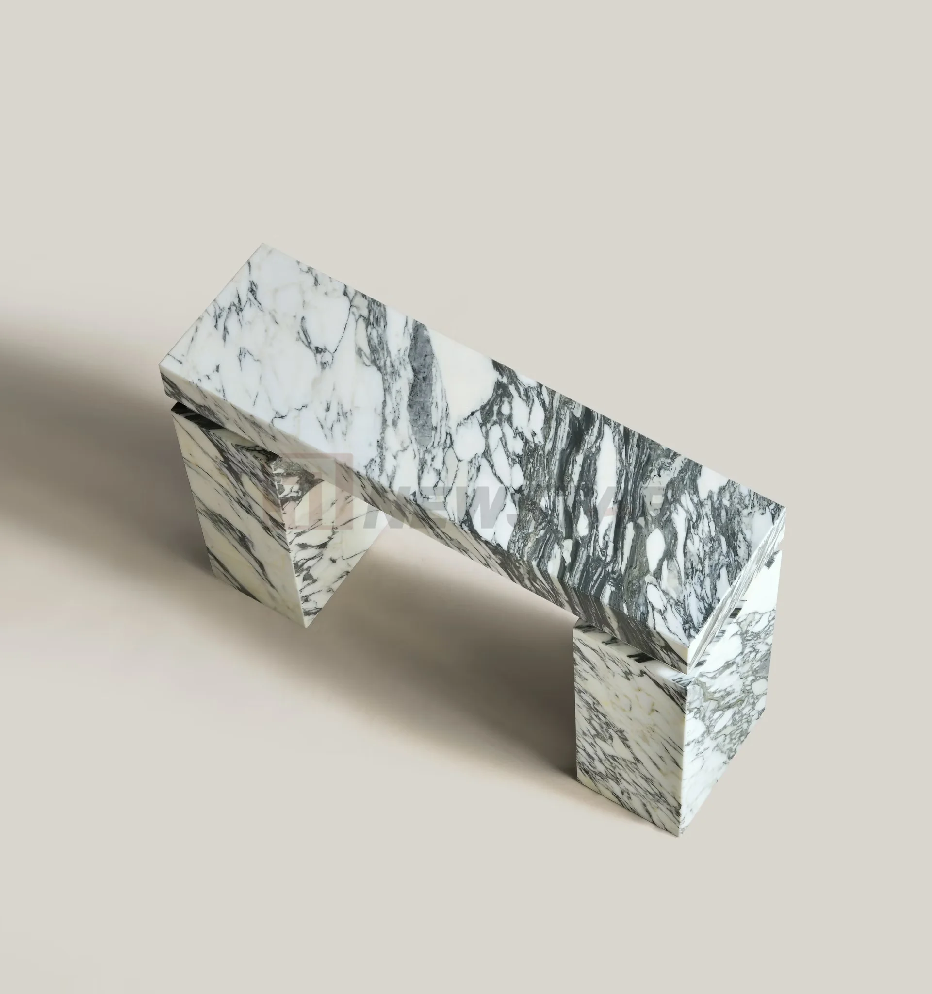 Newstar Luxury Modern Marble Console Table Hallway Table Italian Marble ...