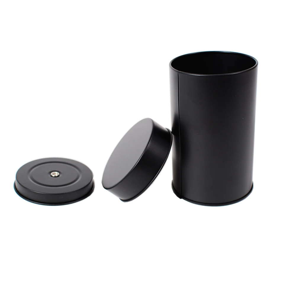 Offset Printed Double-Lid Tinplate Metal Can Airtight Empty Coffee Tea ...