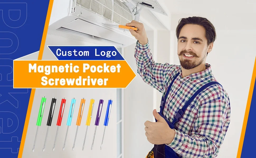 Promotional Pocket Screwdriver with Magnet Top - OEM