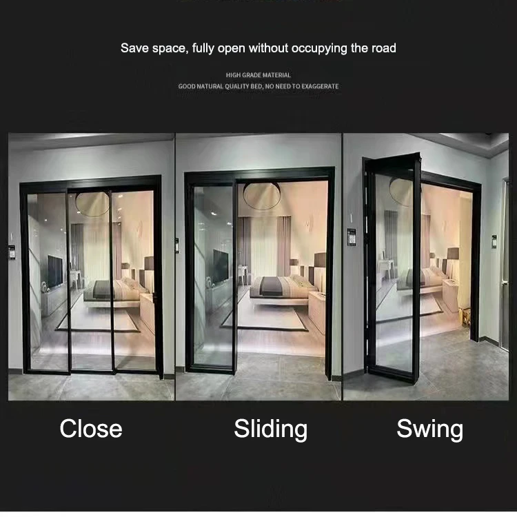 Fashion 2024 Aluminium Frame Interior Exterior Tempered Glass Casement ...