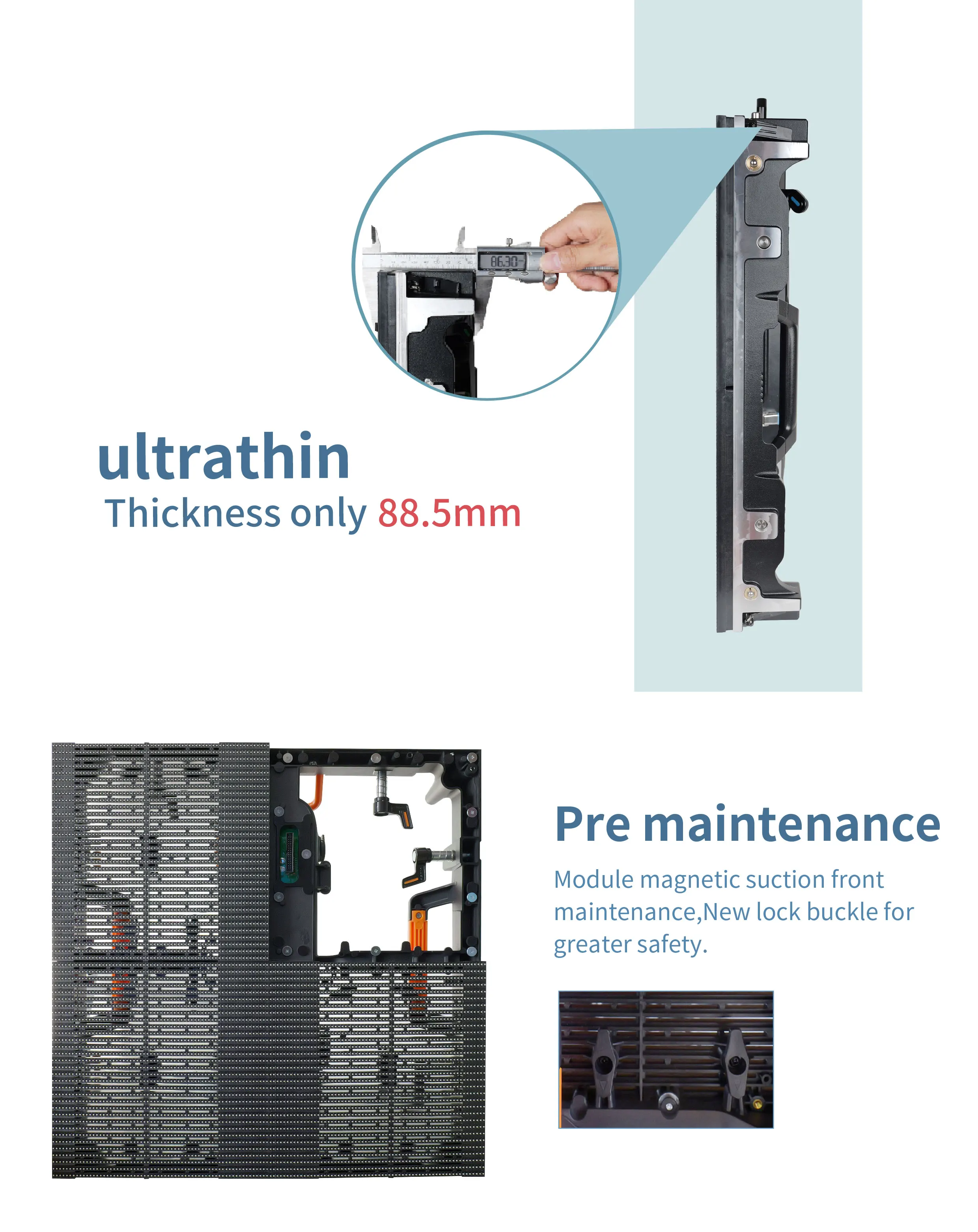 P3.91 MH Series Transparent Screen IP65 Waterproof Transparent LED ...