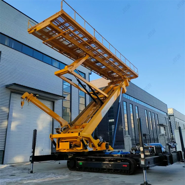 Industrial Building Hydraulic Trailer Truck Platform Boom Lift