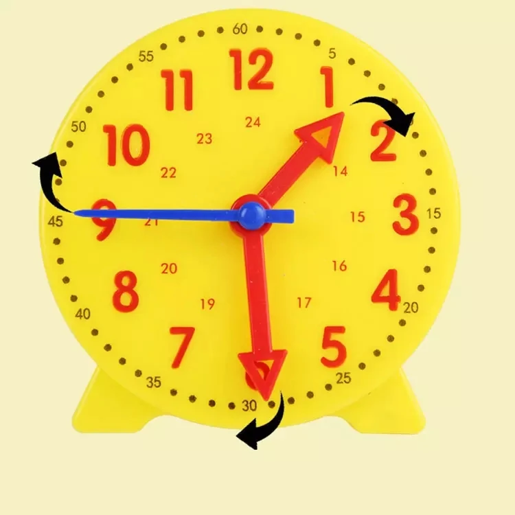 Time Matching Puzzle Preschool Tactile Learning Clock Digital Clock ...