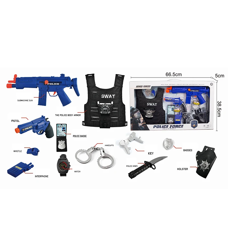 Police Play Set Toy Kit - Role Play & Education for Kids