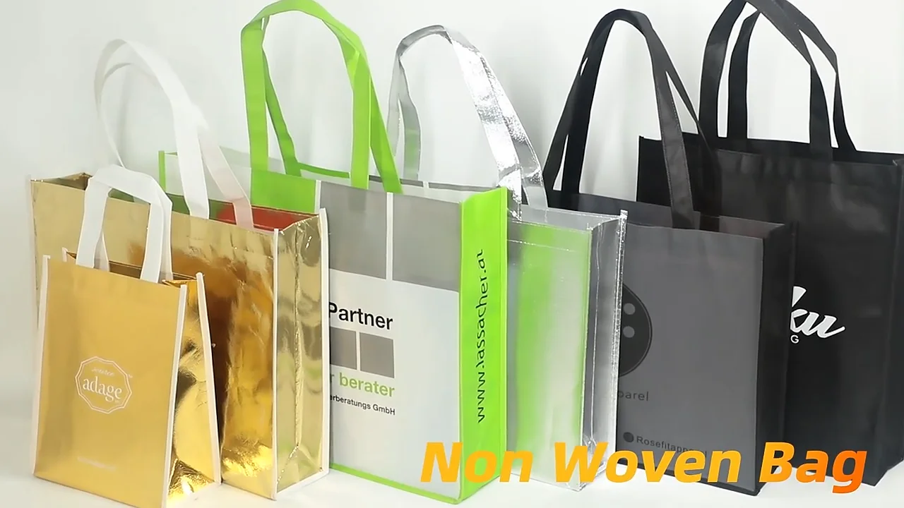 Customised Print Logo Full Color Laminated Recycled Reusable Grocery ...
