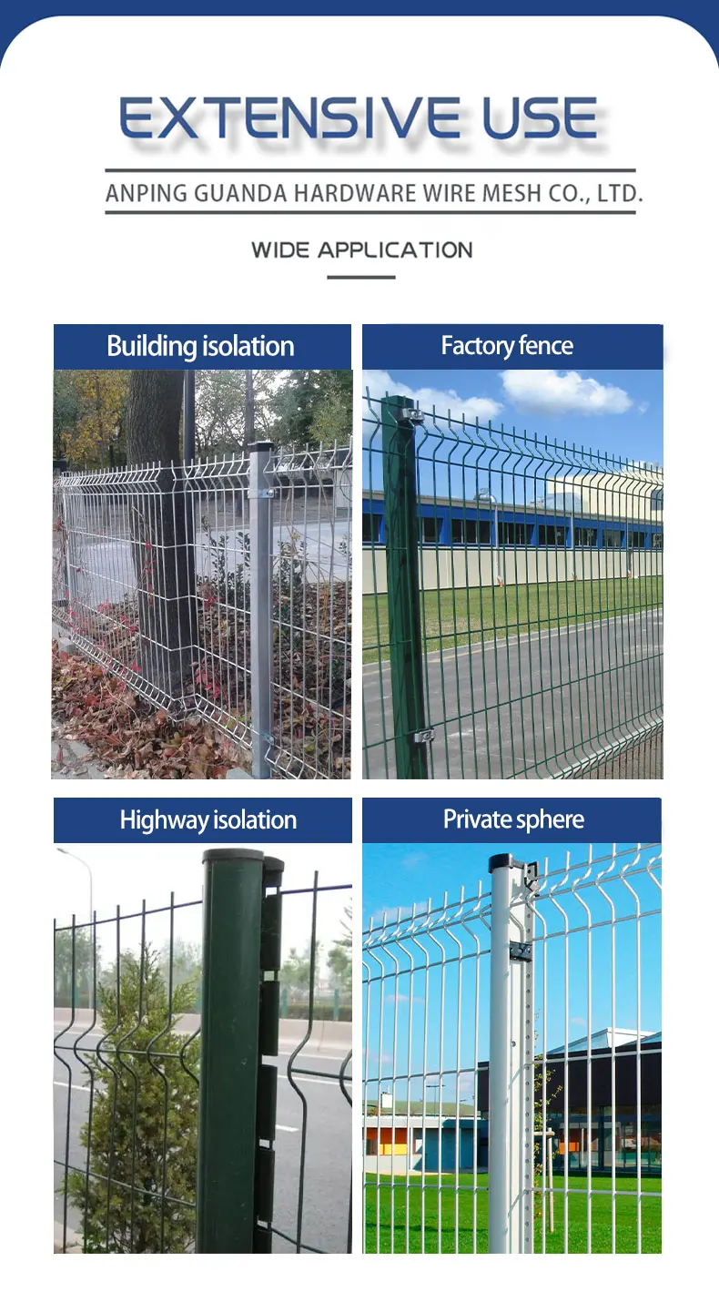 3d Welded Wire Mesh Fence Panel Metal Fence Panels For Sale Easily Assembled - Buy Welded Wire ...