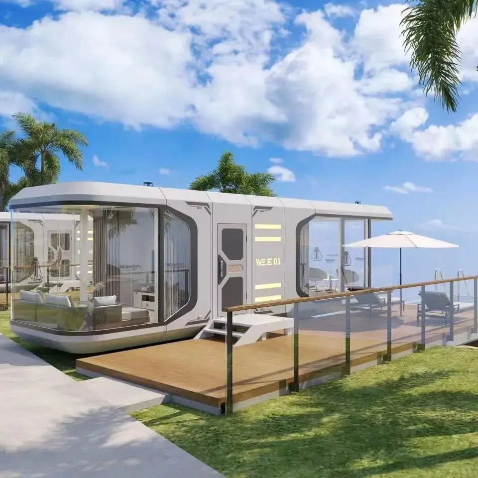 Steel Structure Mobile Prefabricated Modular Capsule House /capsule ...