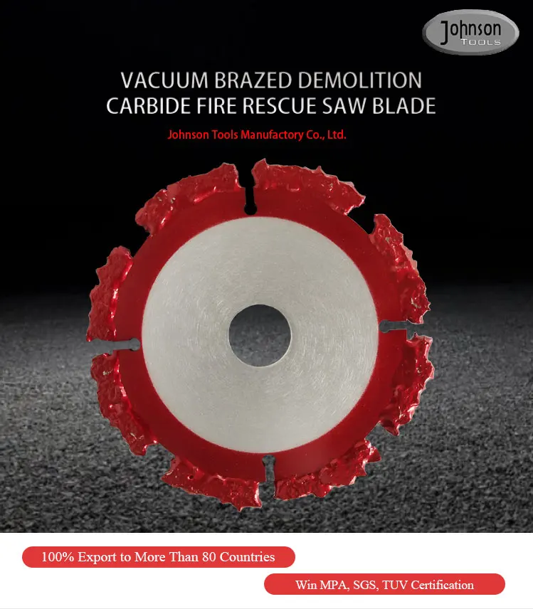 Fire Rescue Demolition Carbide Tungsten Cutting Blade For Emergency ...
