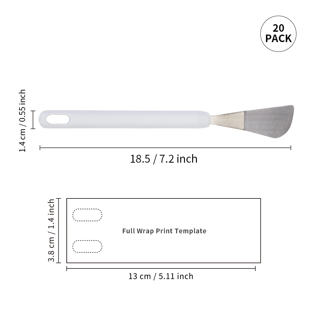 PYD Life Custom Craft Tools - Sublimation Scrapers & Spatula
