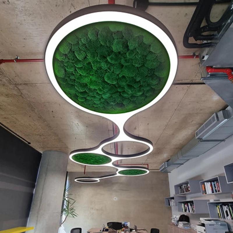 Different Sizes Profile Curved Star Cluster Pendant Lighting Fixture ...