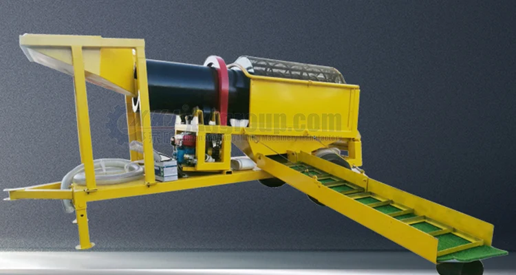 Portable Mobile Gold Trommel - Efficient Gold Mining