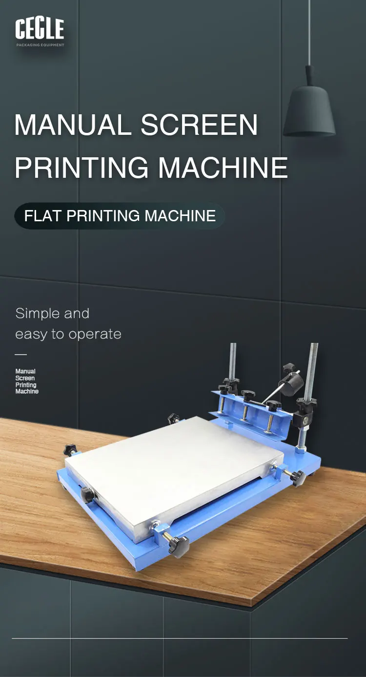 Manual Screen Printing Table - Easy to Operate Machinery