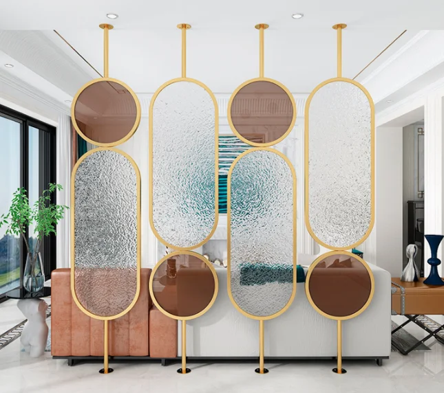 Customization Oval Stainless Steel Frame With Mirror for Living Room ...