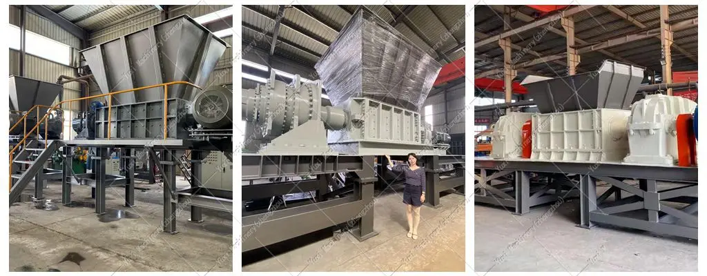 Plastic Pipe Styrofoam Construction Waste Shredder Machine Small Double ...
