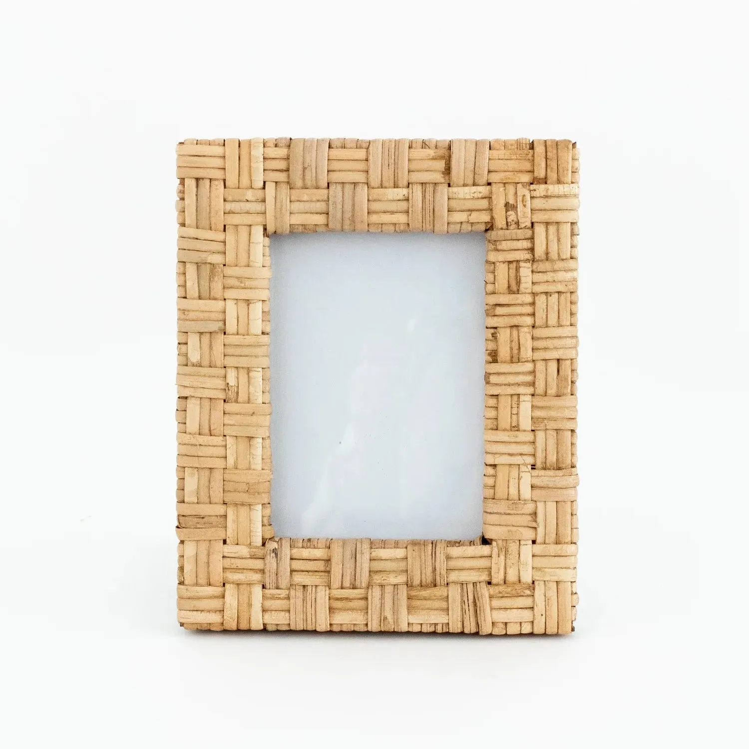 Bohemian Rattan Photo Frame - Decorative & Stylish Gift