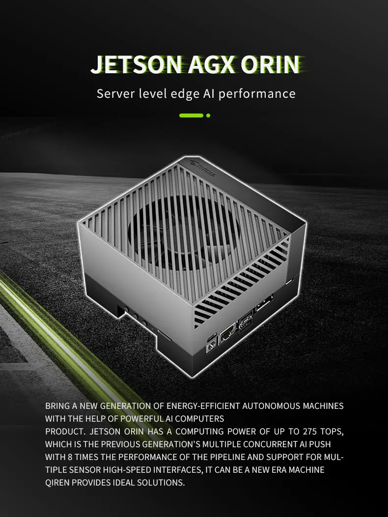 NVIDIA Jetson AGX Orin Official Developer Kit 32GB 275 TOPS Carrier ...