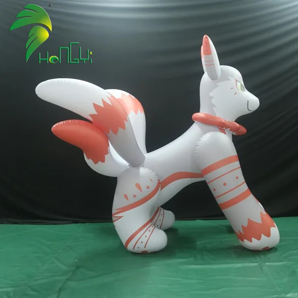 Hongyi Toys Lovely Design PVC Inflatable Four Tails Charming Inflatable ...