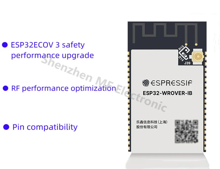 Espressif Esp32-wrover-b / Ib Esp32迷你wifi和蓝牙模块，频率范围为2412 ~ 2484兆赫 - Buy ...