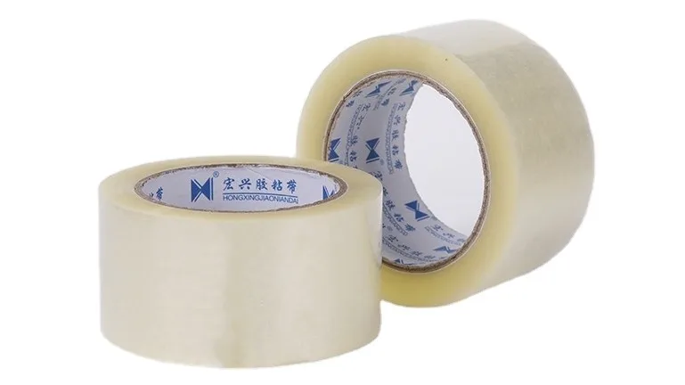 Custom Branded Logo Bopp Clear Packing Package Cello Cellotape Roll ...