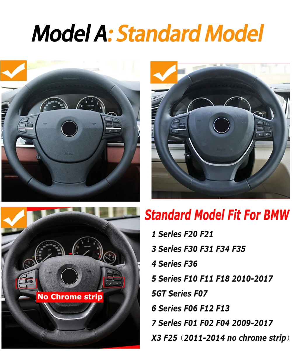 BMW Steering Wheel Button Control Knob Upgrade for 1-7 Series