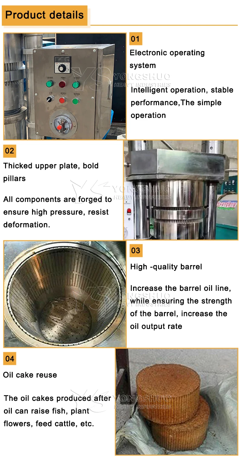 Hydraulic Oil Press - Efficient Production of Edible Oils