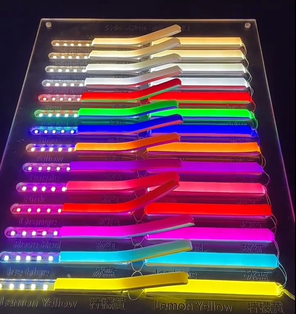 Flex Neon Tubes Second Generation 12V 6mm 8mm 12mm Single Color RGB ...