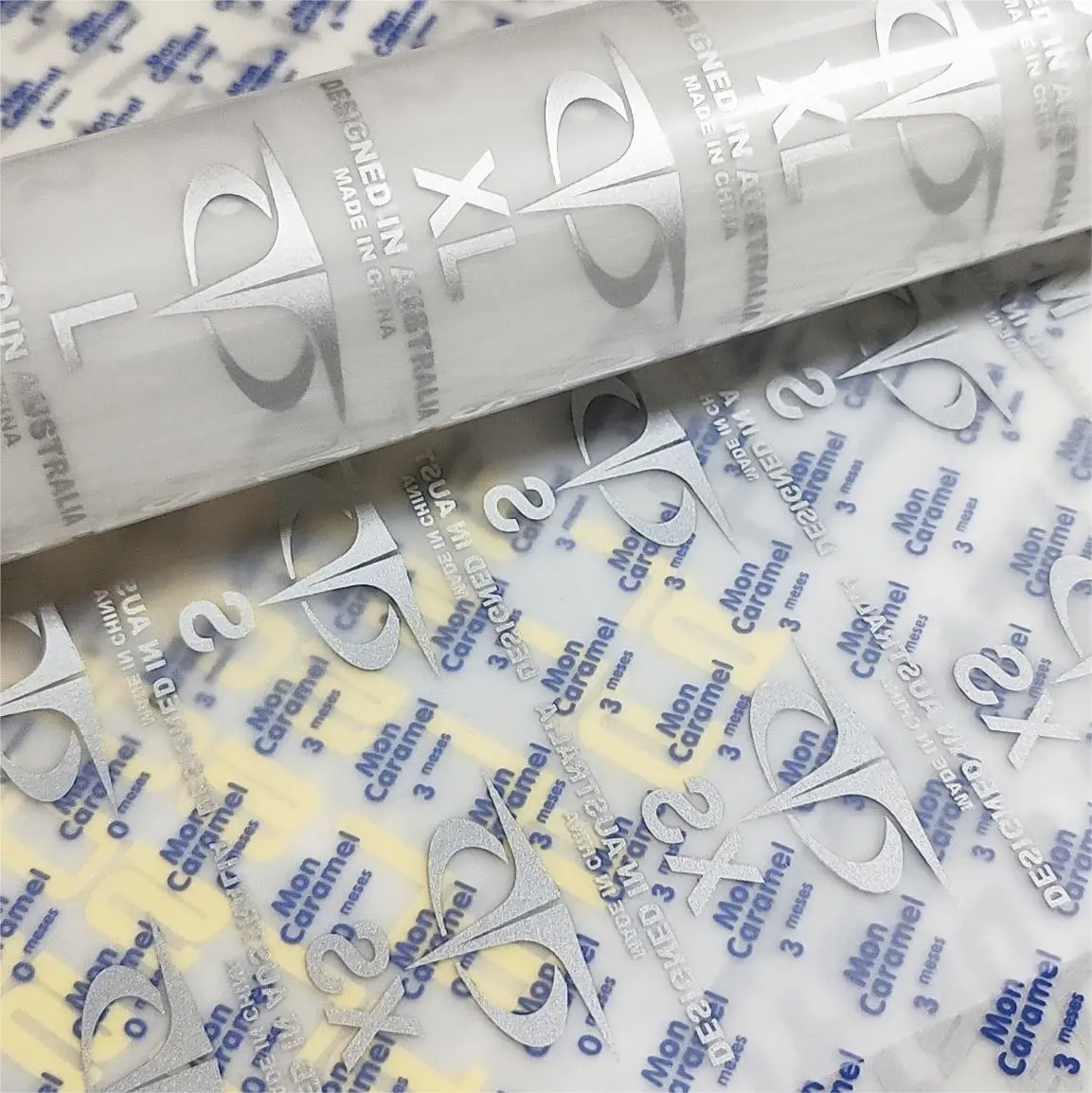 Customised Logo Neck Label Heat Transfer Printing Garment Tagless Label ...