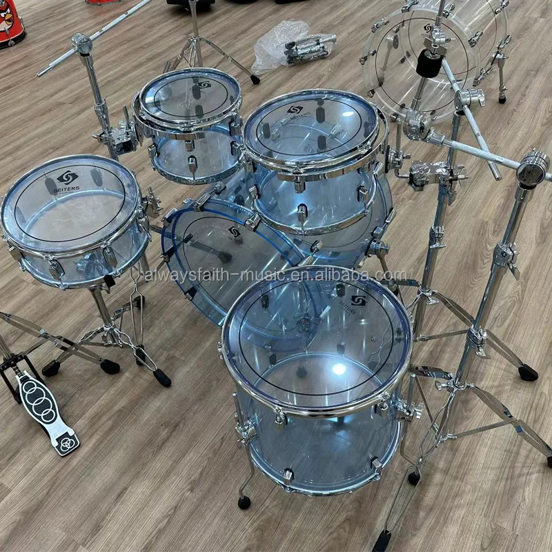Wholesale Musical Instrument Acrylic Drum Set Professional