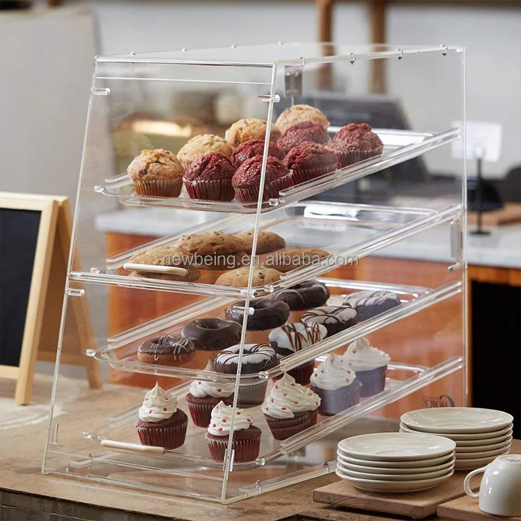 Factory Acrylic Bread Display Stand Acrylic Bakery Display Case - Buy ...