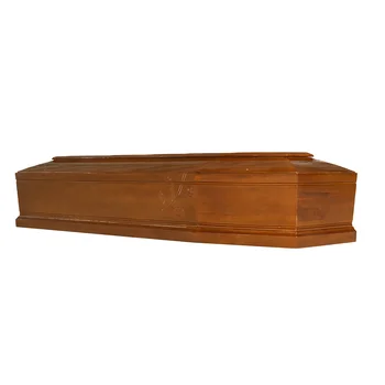 Lady Mary Italian Style Oak Wood Coffin Funeral Solid Wood Burial Vault ...
