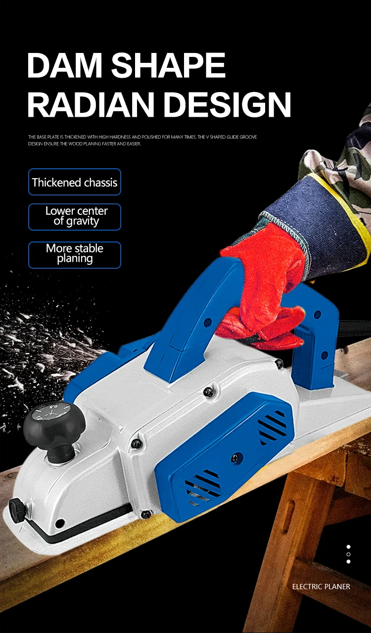 850w Electric Planer Portable Hand Wood Planer H90p - Buy Wood Working ...