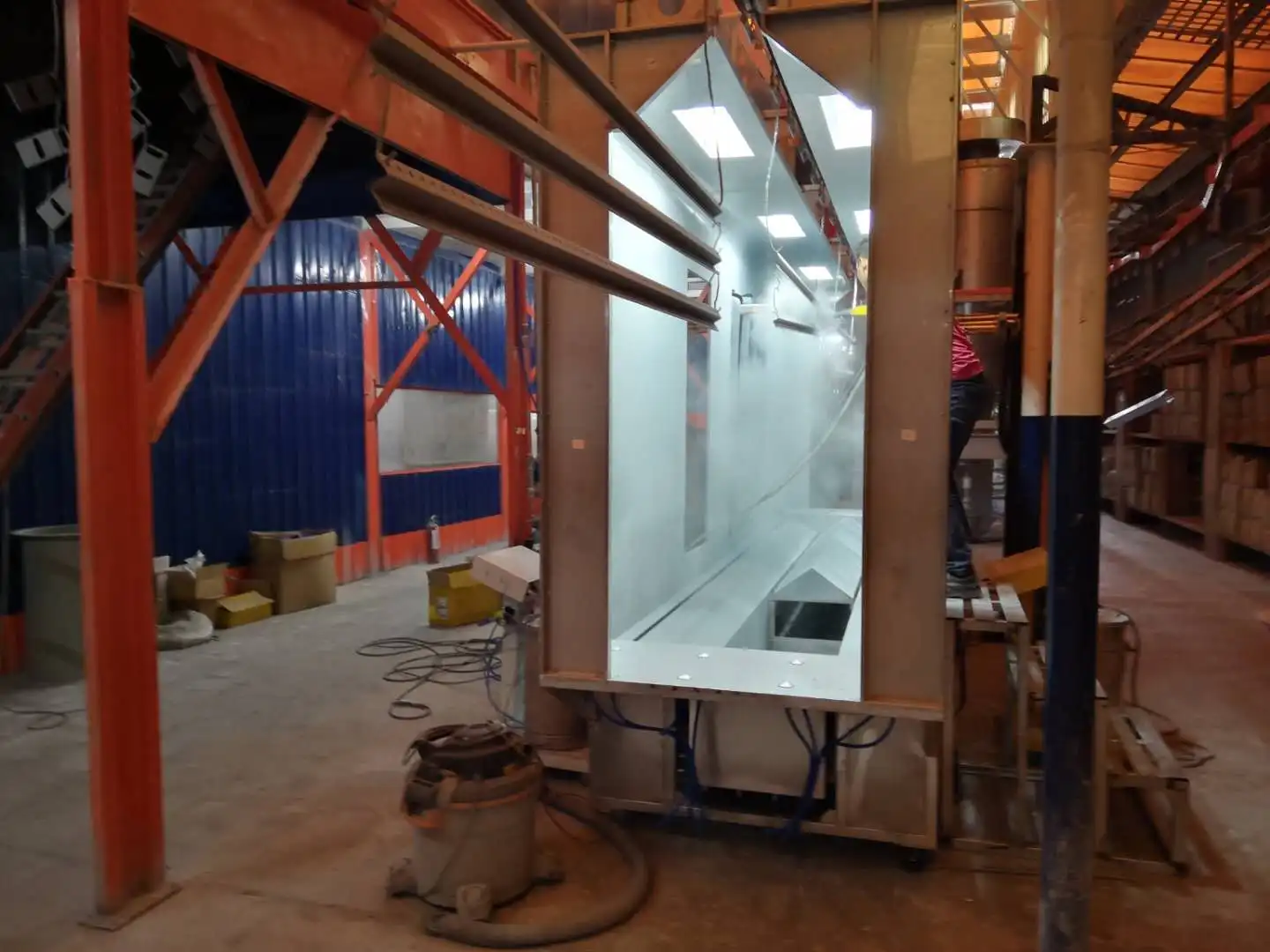 Fully Automatic Metal Powder Coating Line for Aluminium Profile ...