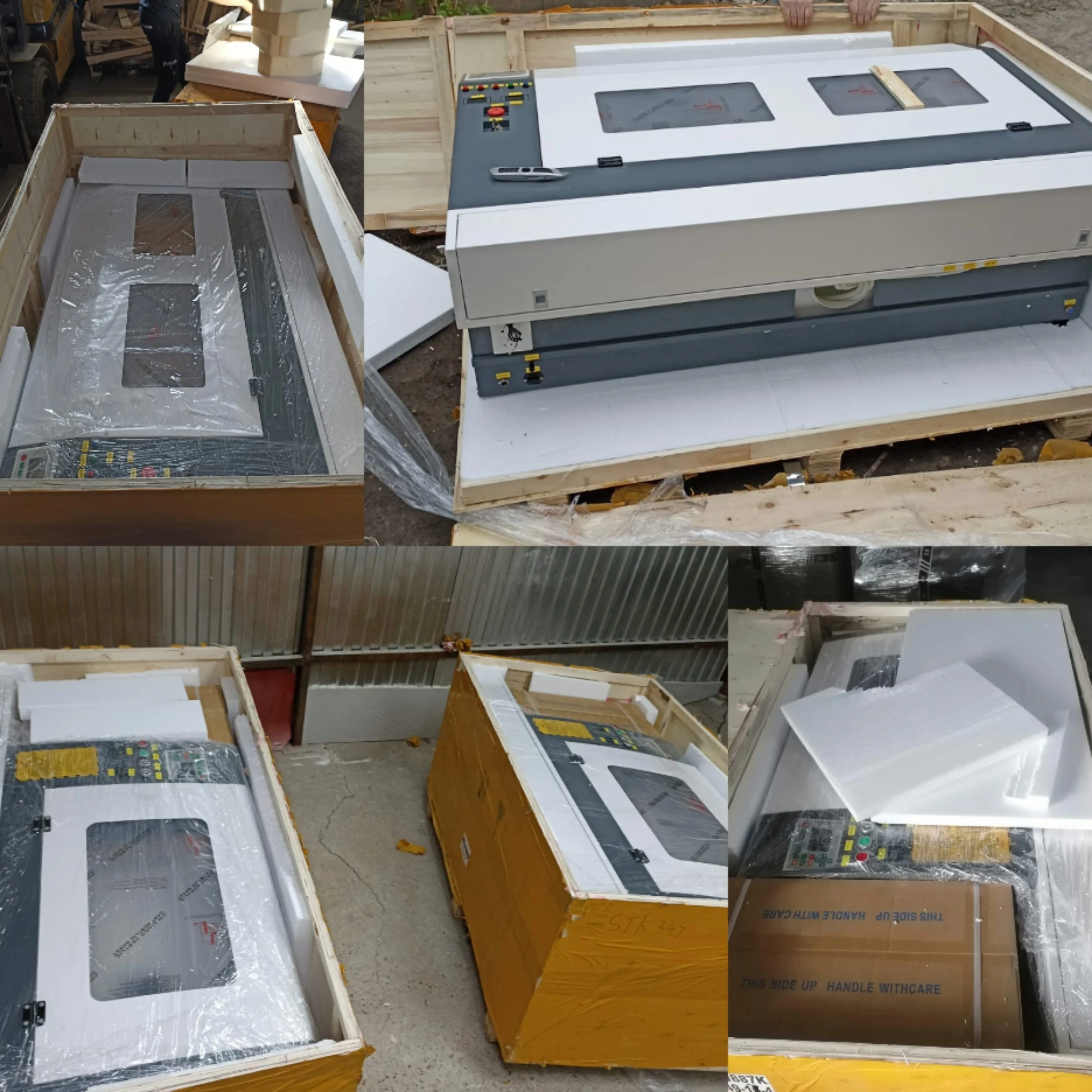High Precision Awc Ruida 6040 1060 6090 C02 Laser Cutting Machine ...