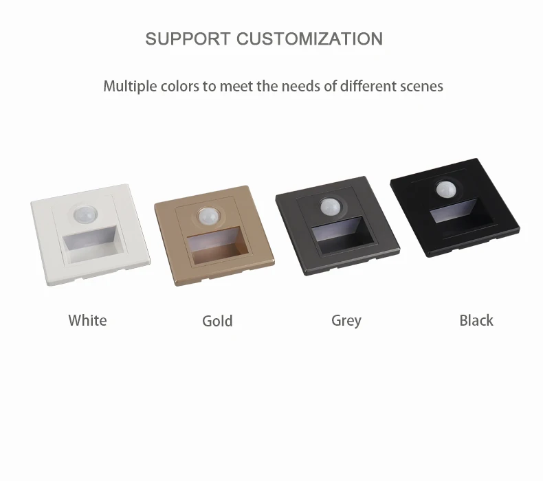 ABS Smart Step Wall Lamp with Sensor - LED Stair Lights