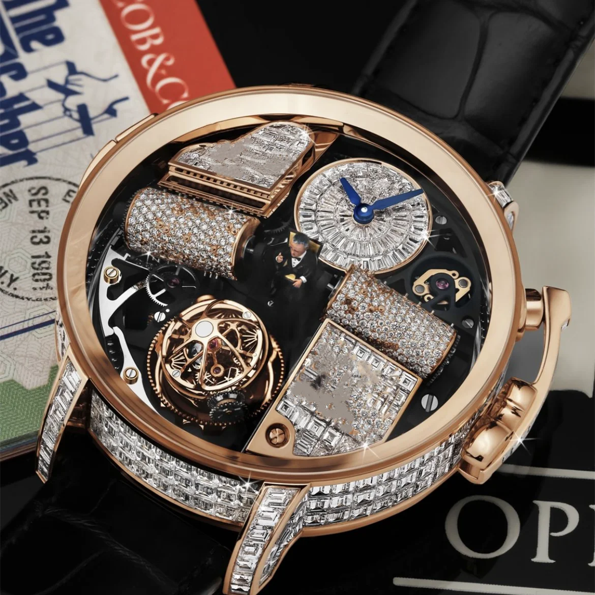 Luxury Jacob Mechanical Movement Watch for Men - Elegant Stainless ...