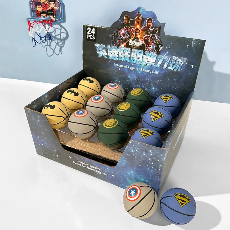 Hot Venting Ball Marvel Rubber Bounce Ball Superhero Bounce Mini ...