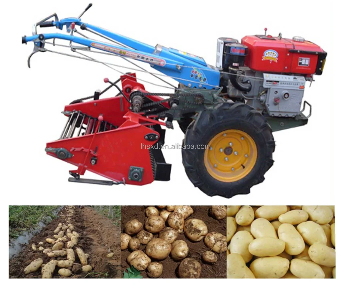 Tractor Mounted Single Row Potato Harvester - High Efficiency