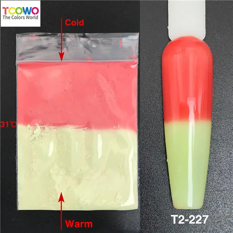 Orange Color Temperature Heat Sensitive Color Change Temperature ...