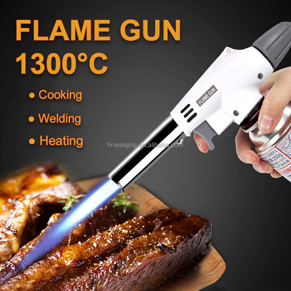 Portable Metal Welding Burner Blowtorch Gas Torch Flame Thrower Gun For ...
