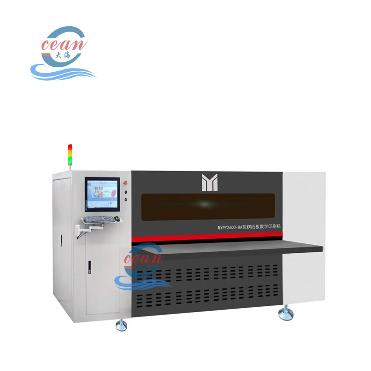 Single Pass Cardboard Corrugated Inkjet Digital Printers - Buy Single ...