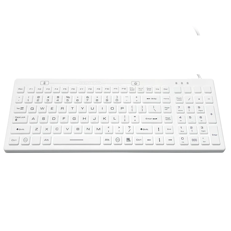 Ip68 Silicone Washable Disinfectable Waterproof Wired Industrial ...