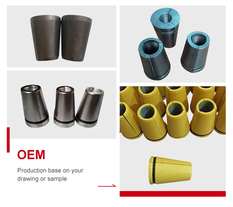 5S 1524mm Post Tension Prestressing Anchorage Wedge for Bridge Girder ...