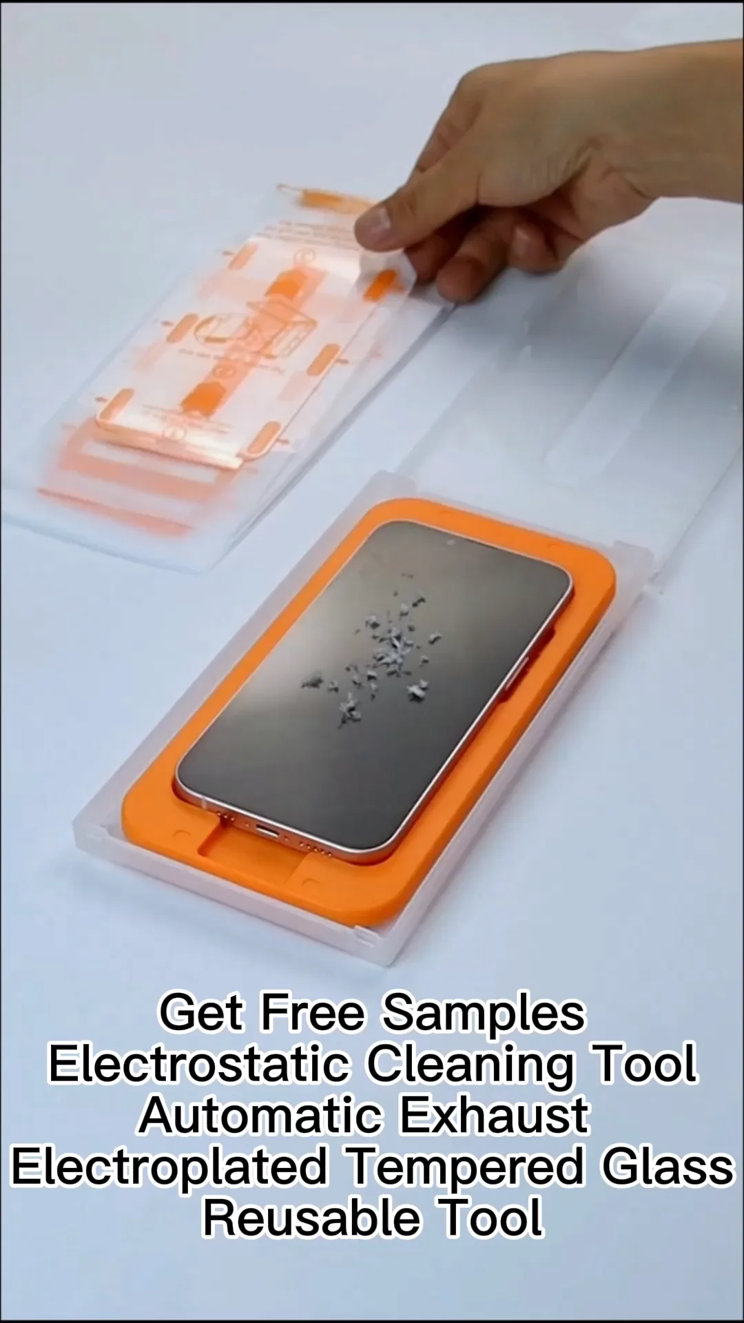 For Iphone 13 14 15 Pro Max Tempered Glass Installation Iphone Easy ...