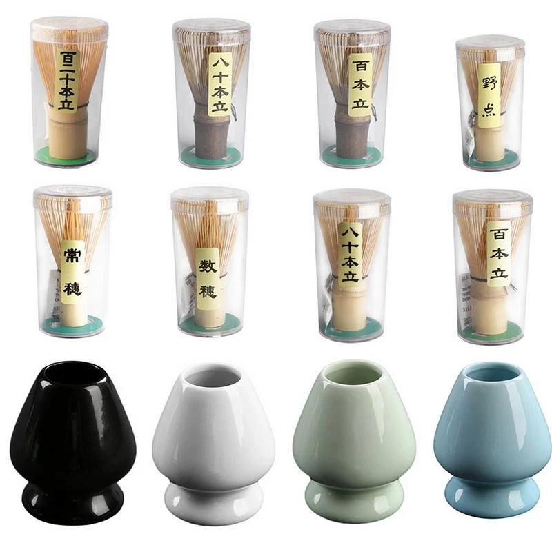 Bamboo Matcha Whisk Set - Matcha Whisk Japanese Traditional Scoop Tea ...